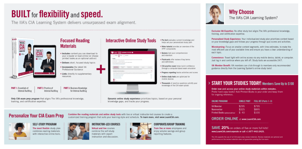 Brochure Download - The IIA's CIA Learning System